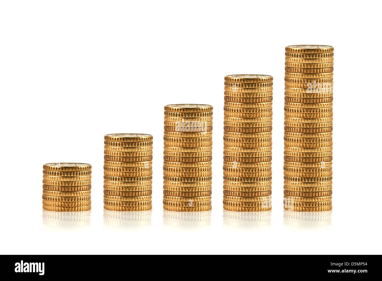 gold coin isolated on white Stock Photo - Alamy