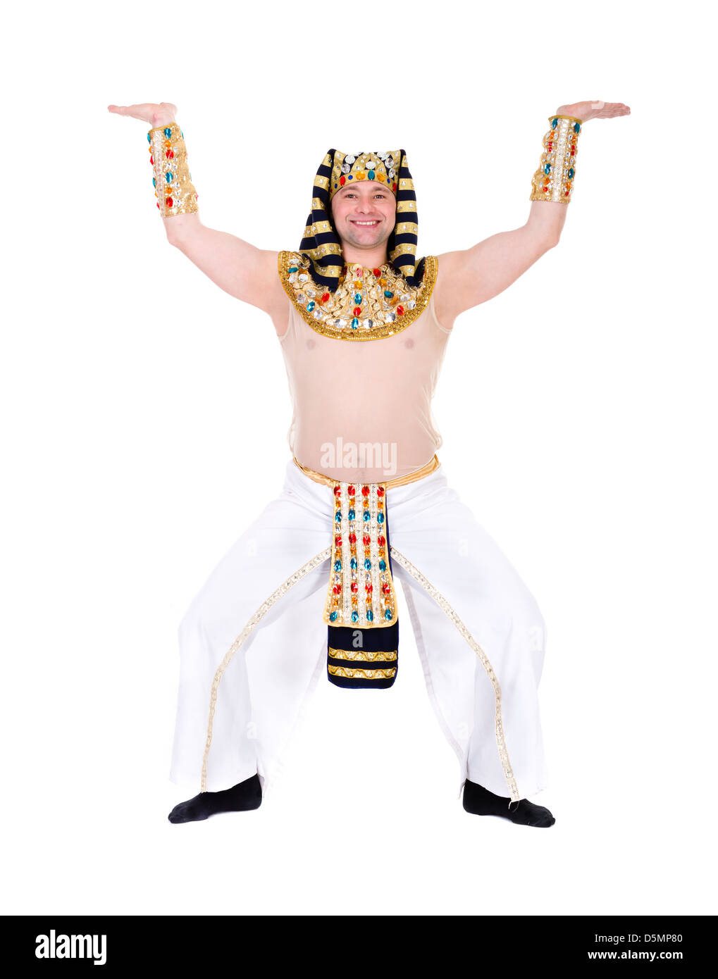 Dancing pharaoh wearing egyptian hi-res stock photography and images ...