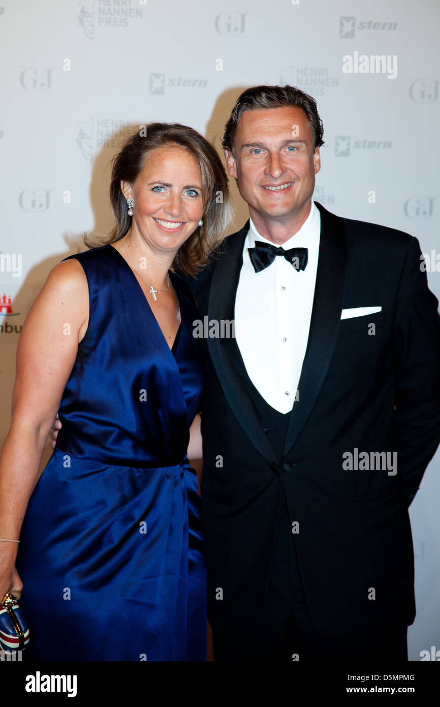 Jonica Jahr-Goedhart and husband Jan at the Henry Nannen Preis award at ...
