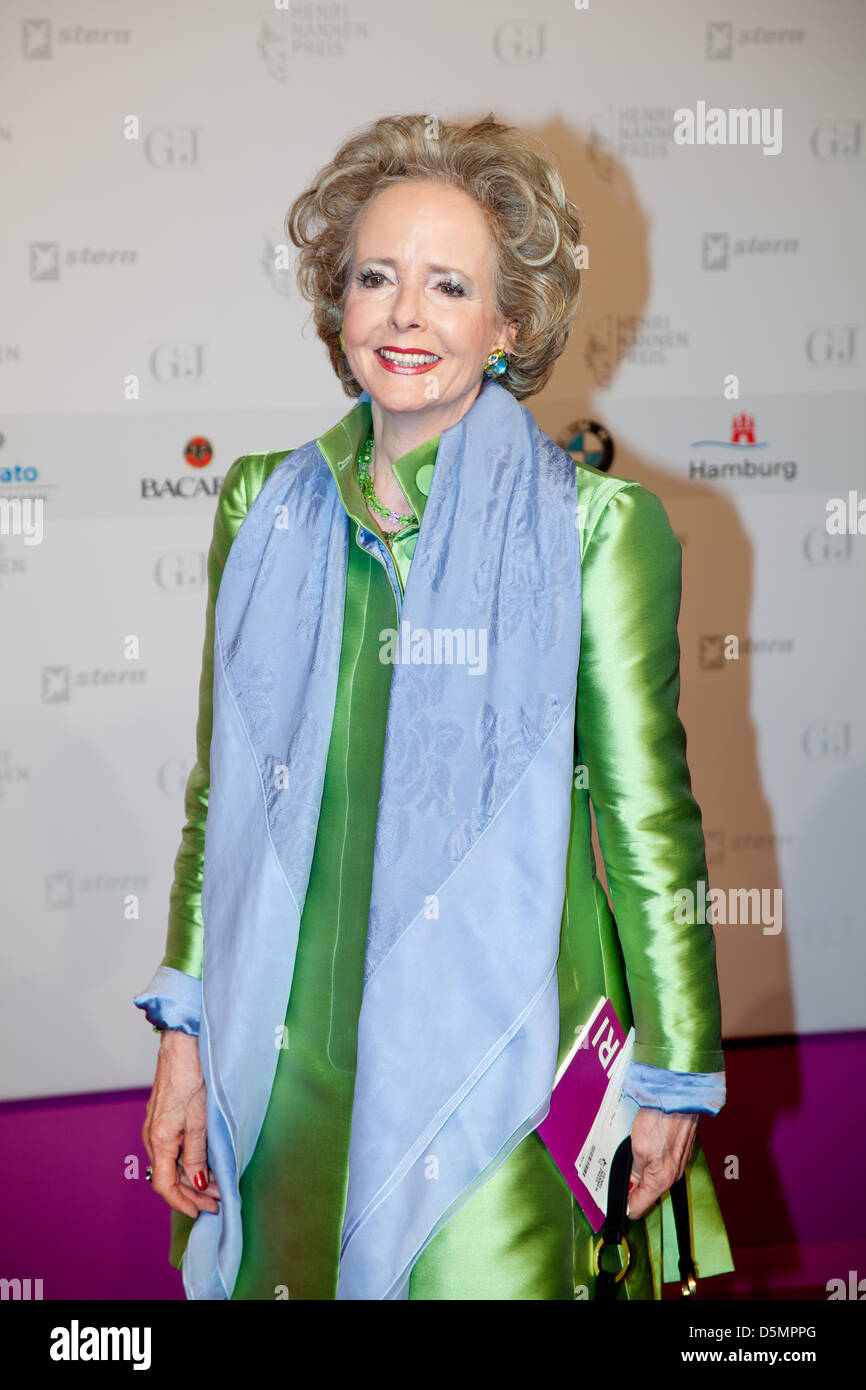 Isa von Hardenberg at the Henry Nannen Preis award at Hamburger ...
