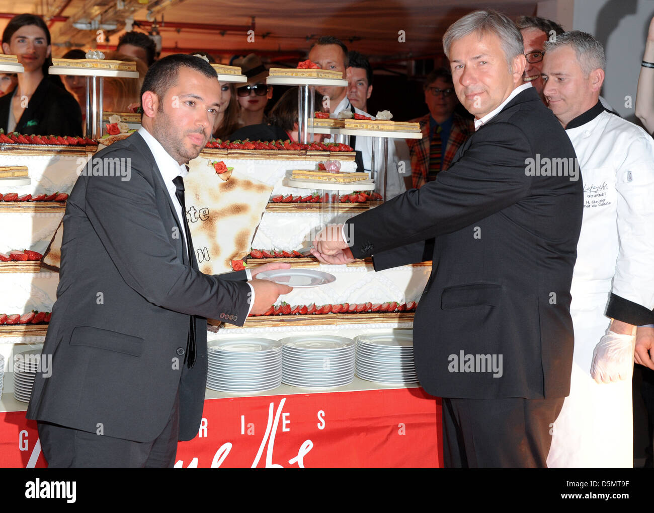 Alexandre Liot and Klaus Wowereit at 15th birthday celebration for ...