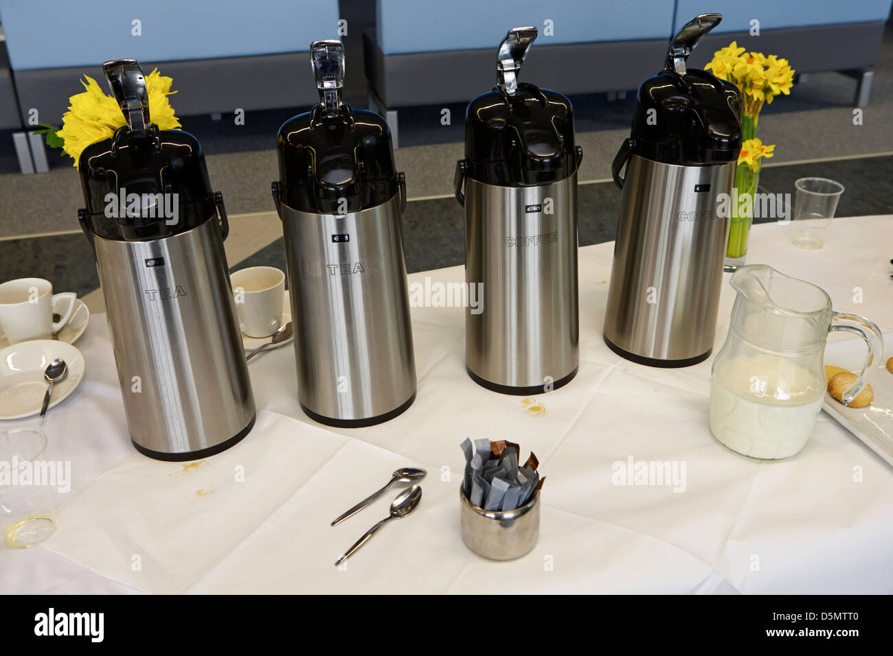 Table with flasks hi-res stock photography and images - Alamy