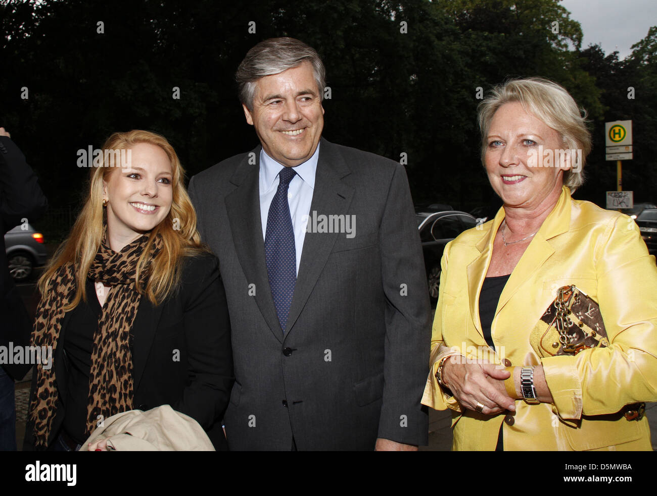 Josef Ackermann, Pirkko Ackermann and Catherine Ackermann at the ...