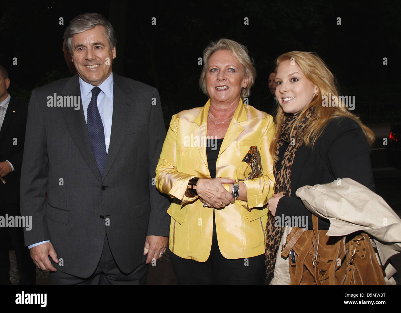 Josef Ackermann, Pirkko Ackermann and Catherine Ackermann at the ...