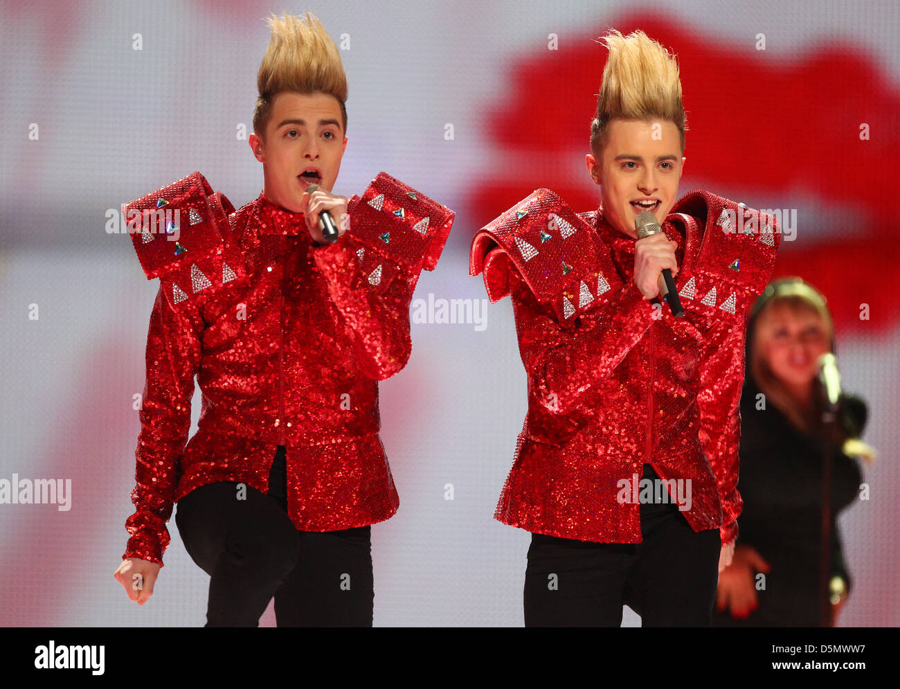 Eurovision Song Contest Second Semi Final Rehearsalscontestants Jedward ...