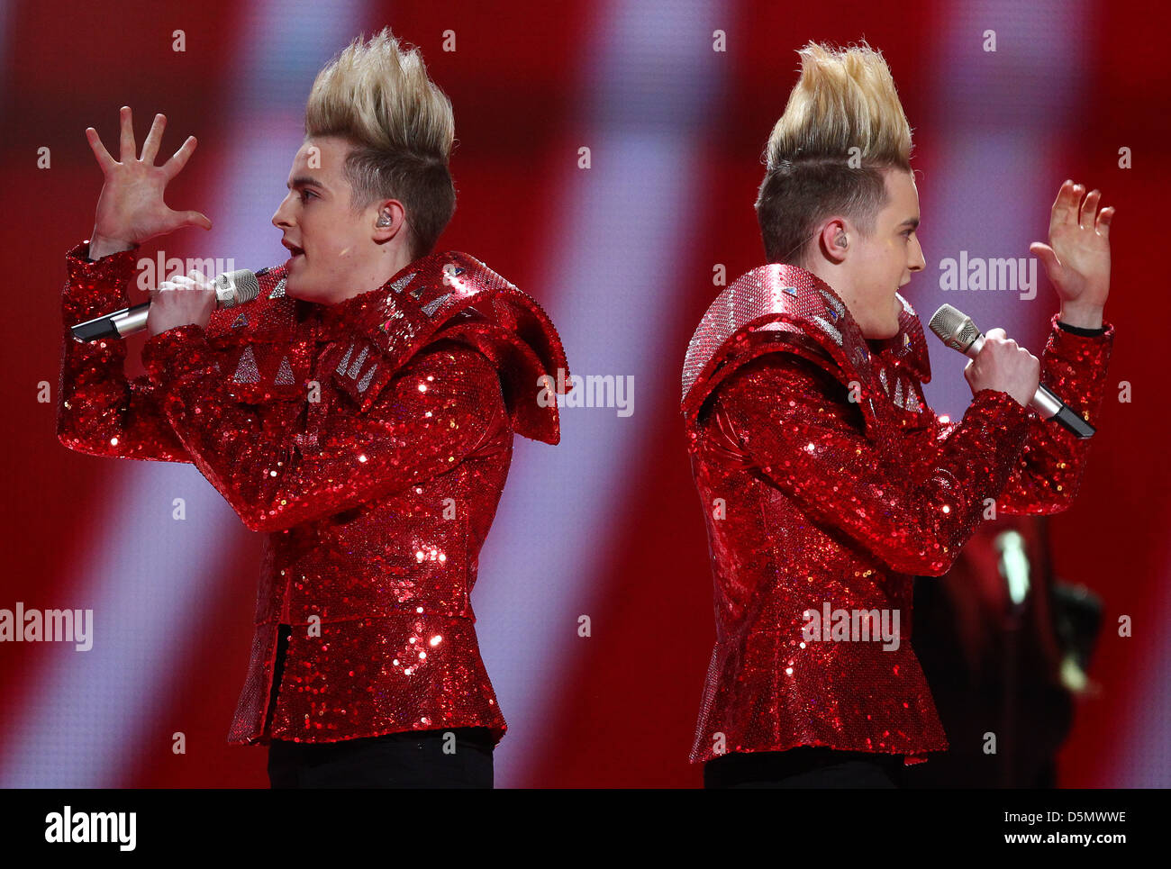 Eurovision Song Contest Second Semi Final Rehearsals - contestants ...