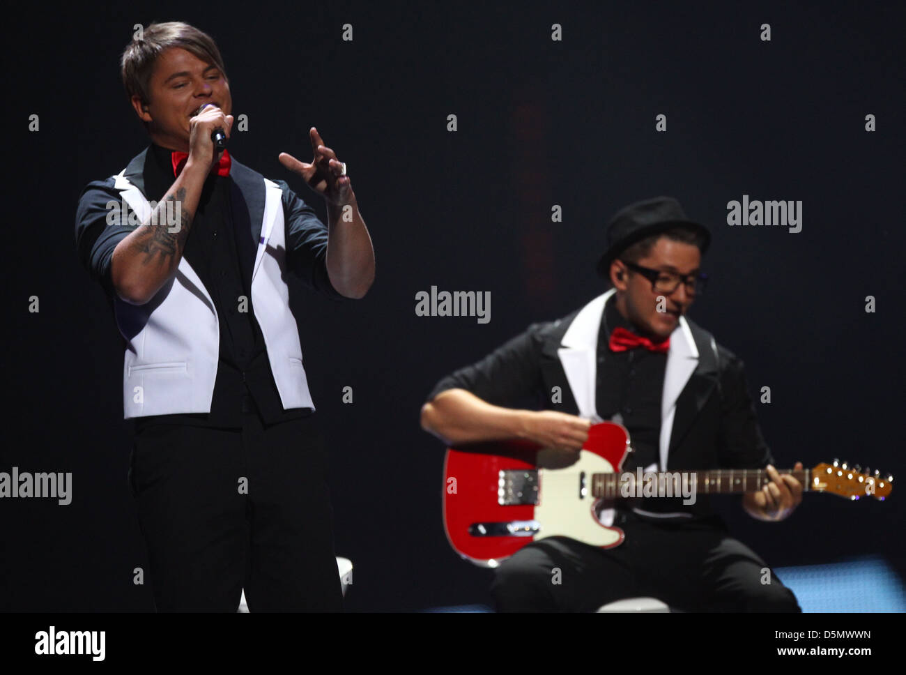 Eurovision Song Contest Second Semi Final Rehearsals - contestants ...