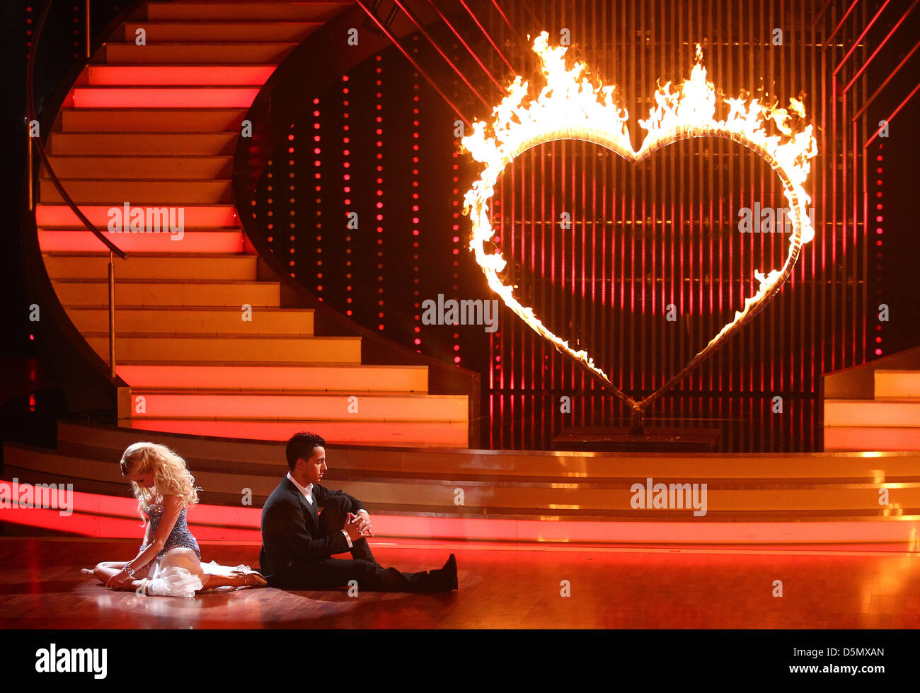 Der Checker, Sarah Latton on German RTL TV show "Let's Dance". Cologne ...