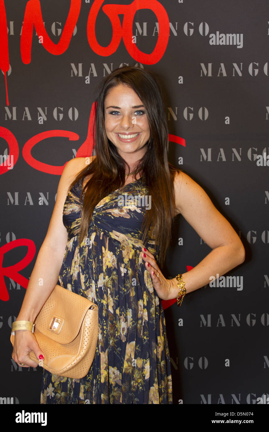 Maja Manieiro at Mango store opening at Hakescher Markt. Berlin ...