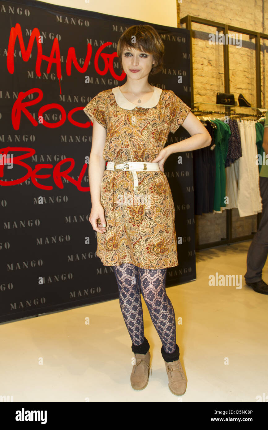 Mimi Mueller-Westernhagen at Mango store opening at Hakescher Markt ...