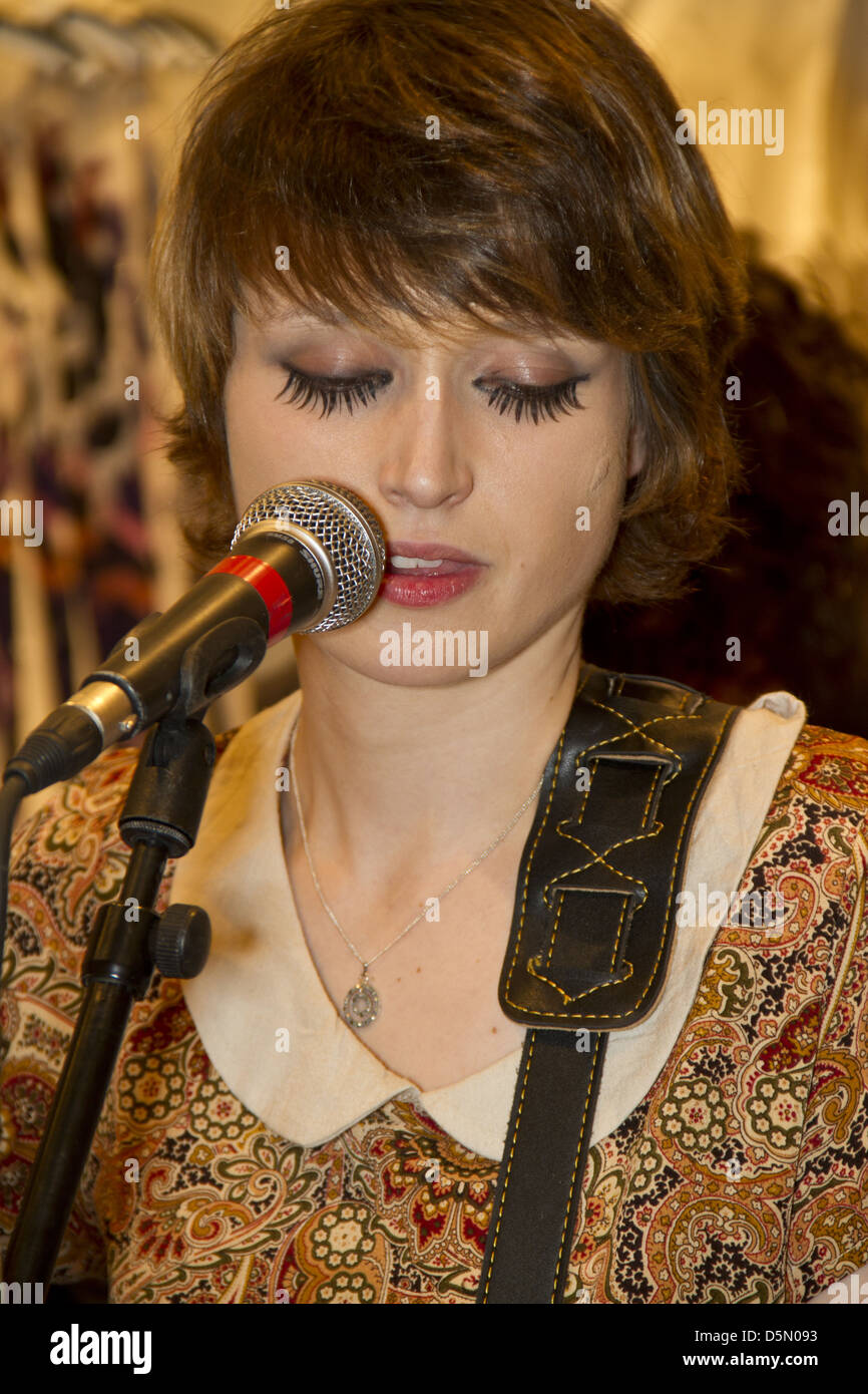 Mimi Mueller-Westernhagen at Mango store opening at Hakescher Markt ...