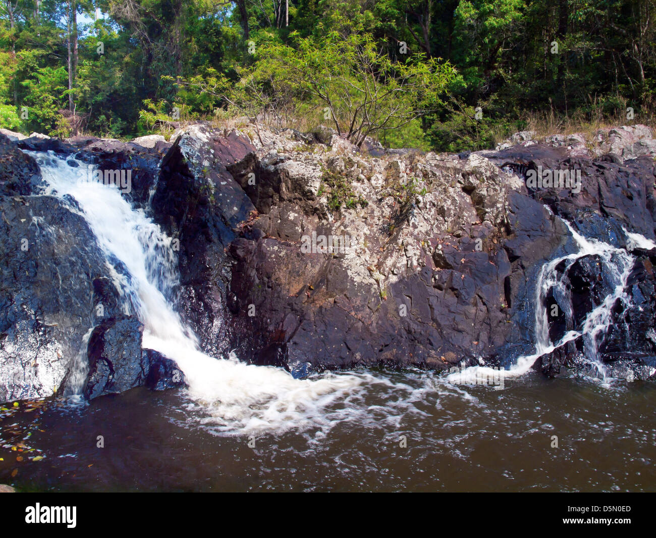 Kong Kaew Waterfall Stock Photo - Alamy
