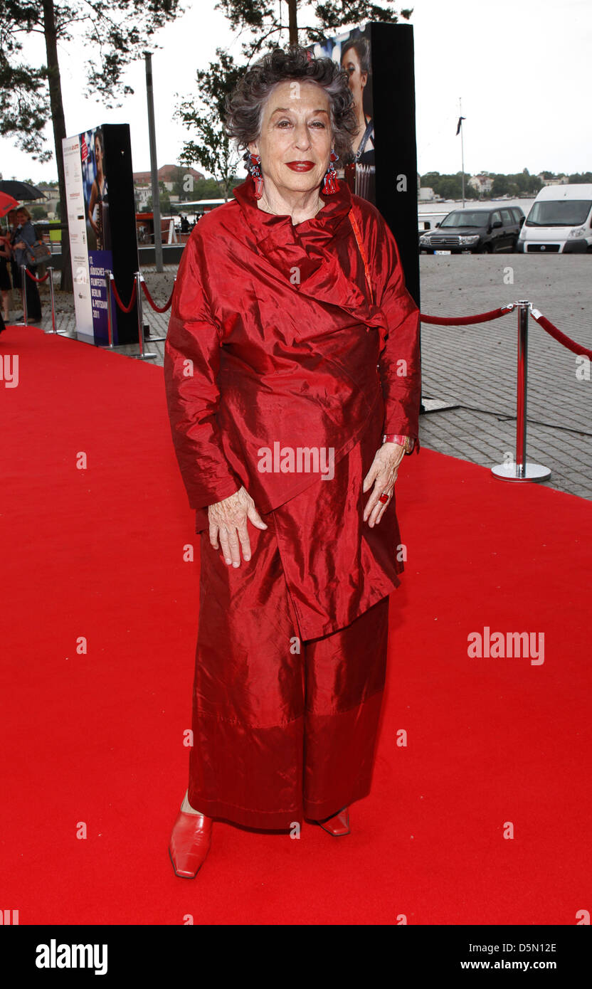 Lea Rosh at the gala of the jewish film festival at Hans Otto Theater ...