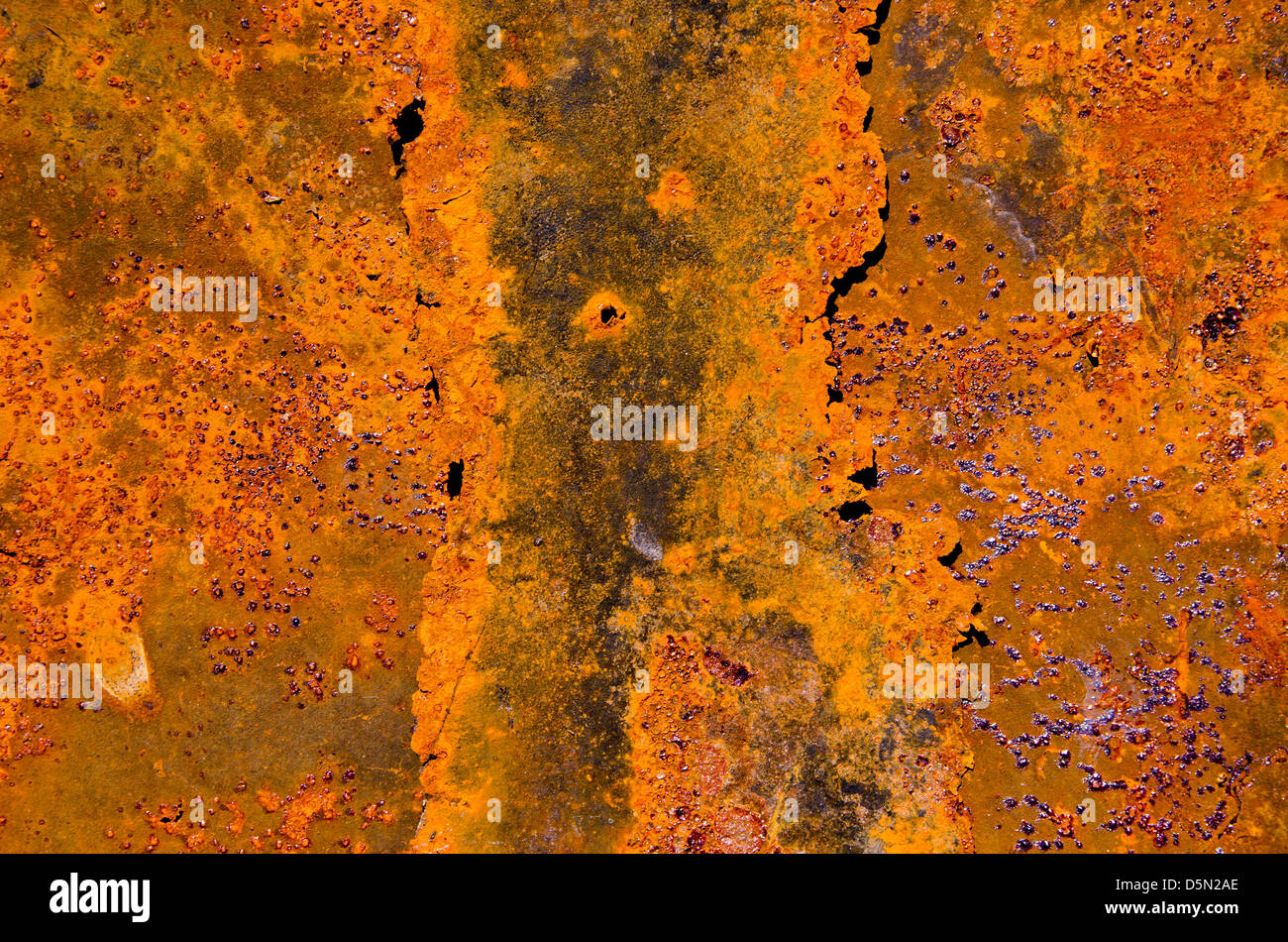 rusted old and cracked tin background and texture Stock Photo - Alamy