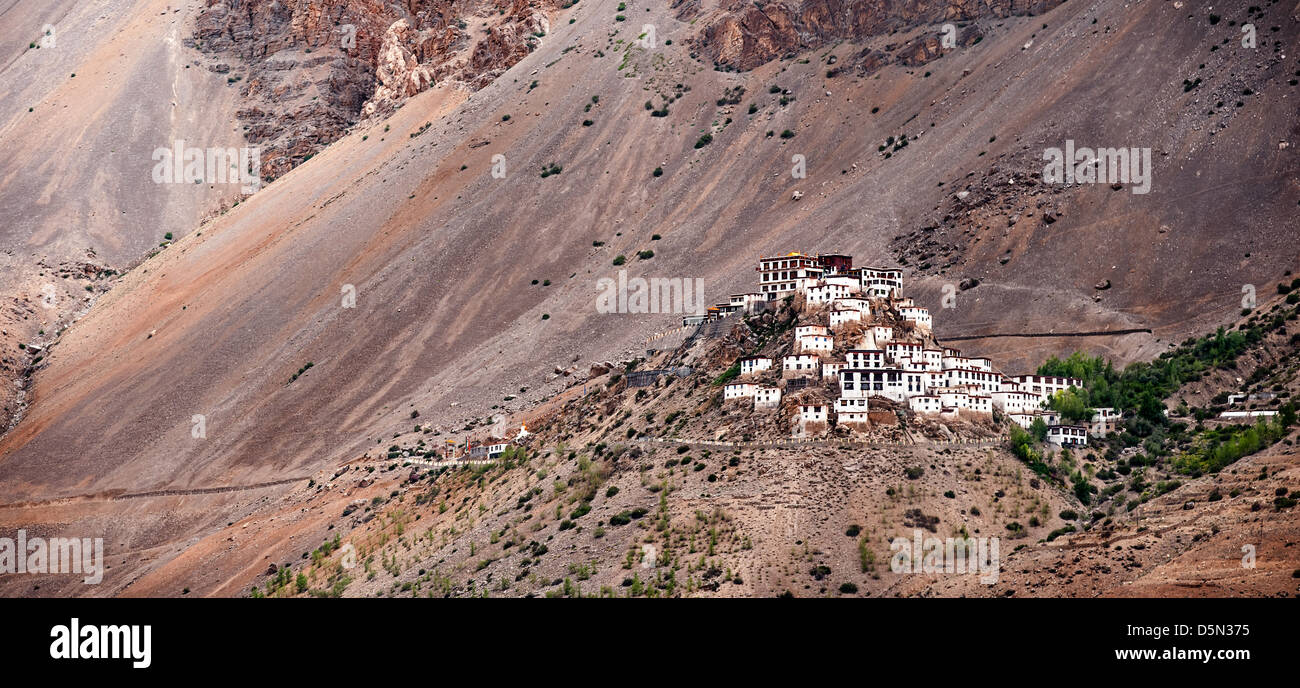 Kee monastery in himalayas mountain Stock Photo - Alamy