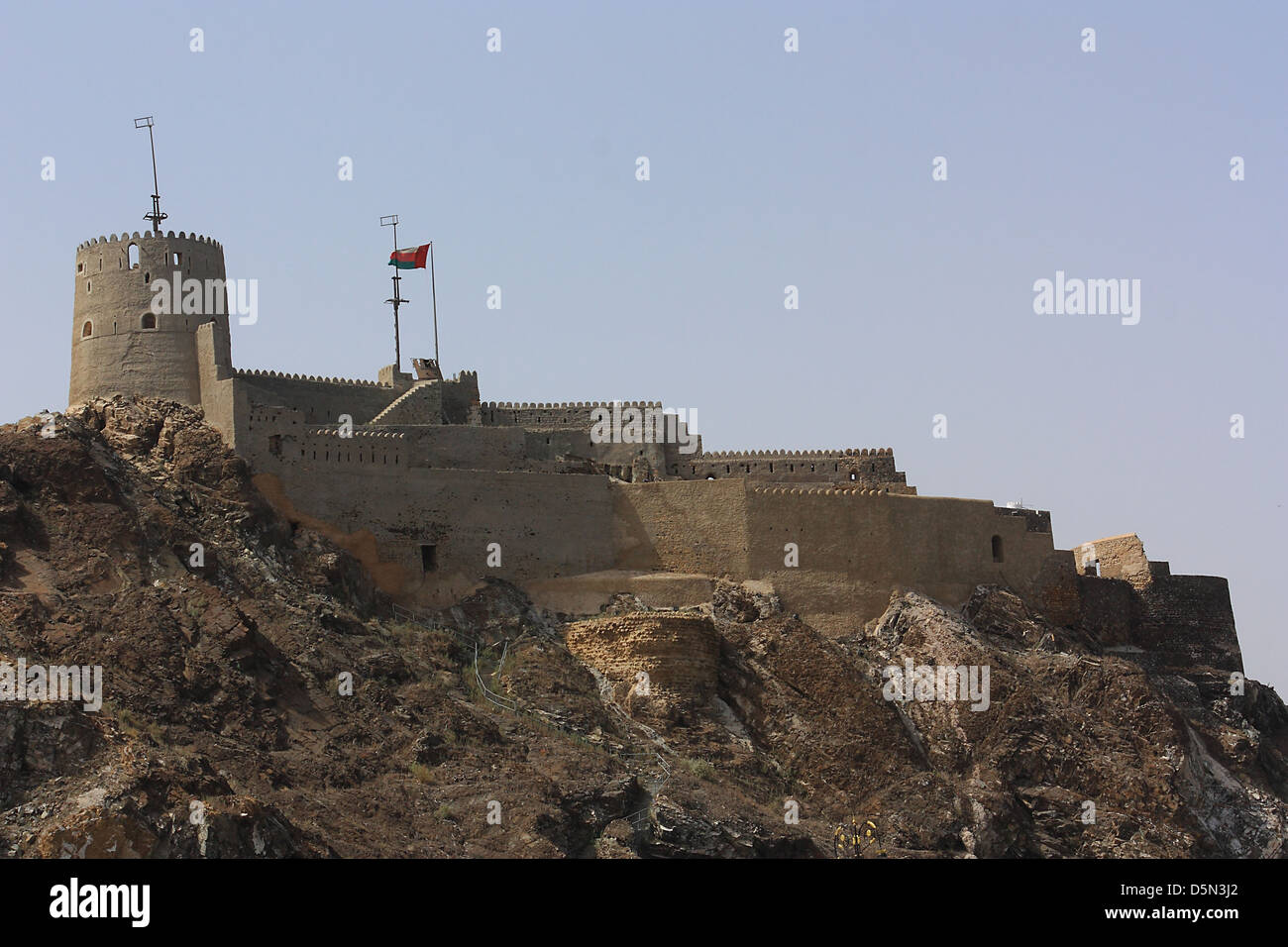 Al-Mirani Fort, historic Muscat, Muscat, Oman Stock Photo - Alamy