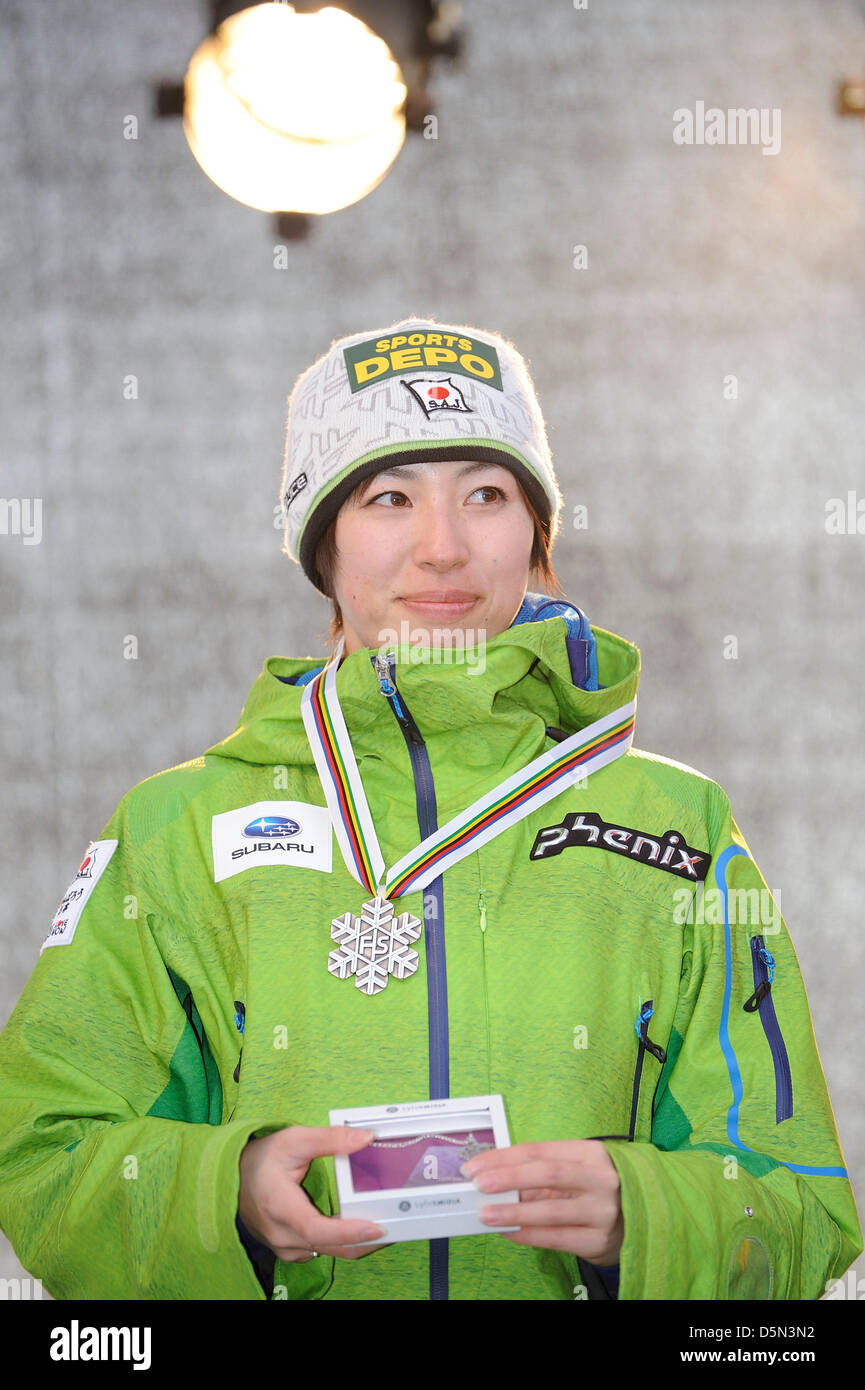 Miki Ito (JPN), MARCH 6, 2013 - Moguls : Miki Ito of Japan celebrates ...