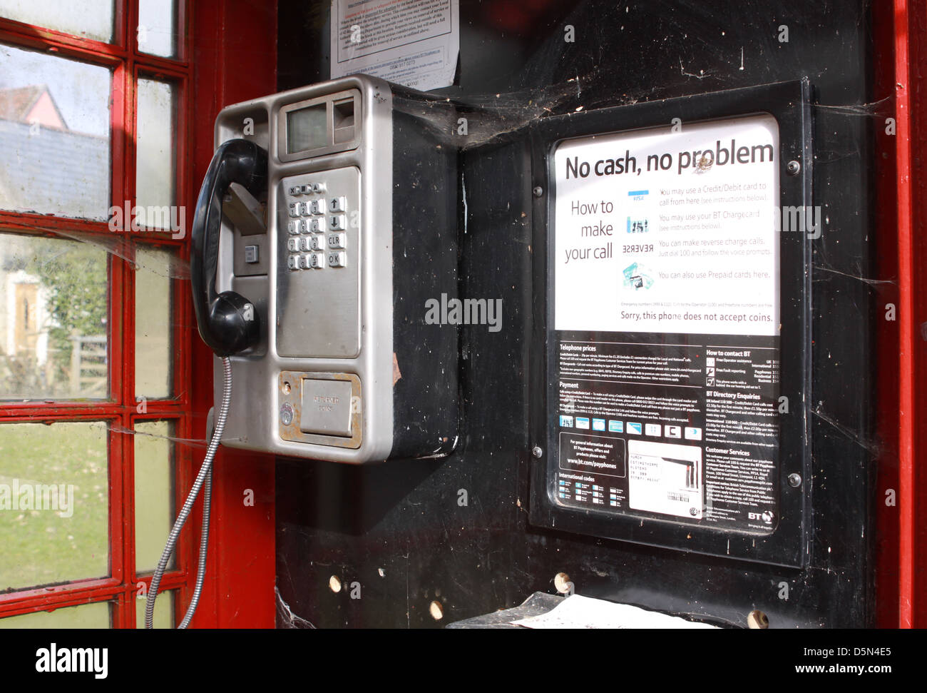 Inside telephone box hi-res stock photography and images - Alamy