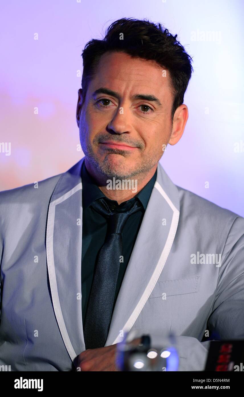 April 4, 2013 - Seoul, South Korea - U.S. actor ROBERT DOWNEY Jr ...