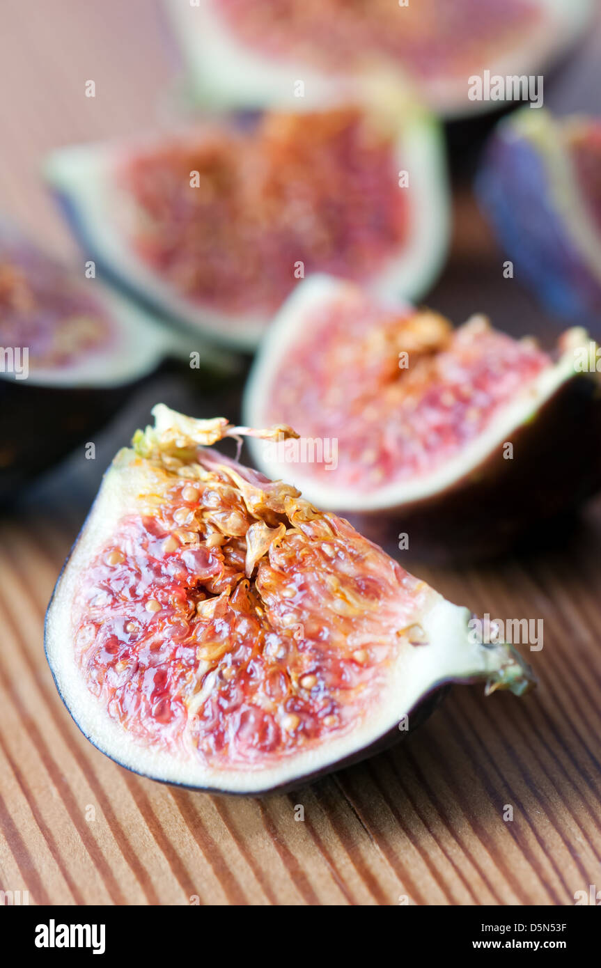 Closeup ripe fig fruit hi-res stock photography and images - Alamy