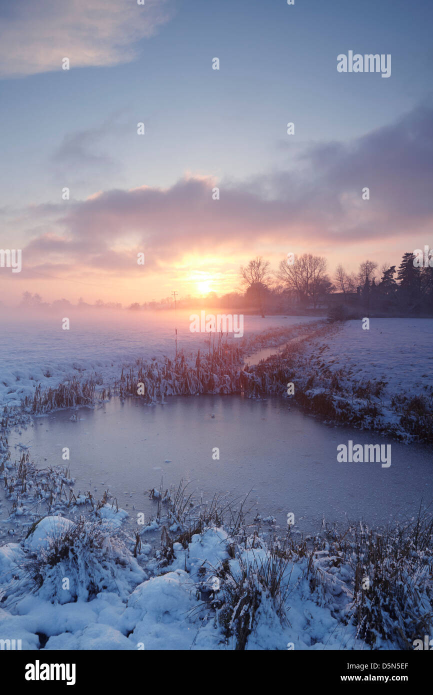 Norfolk countryside sunset hi-res stock photography and images - Alamy