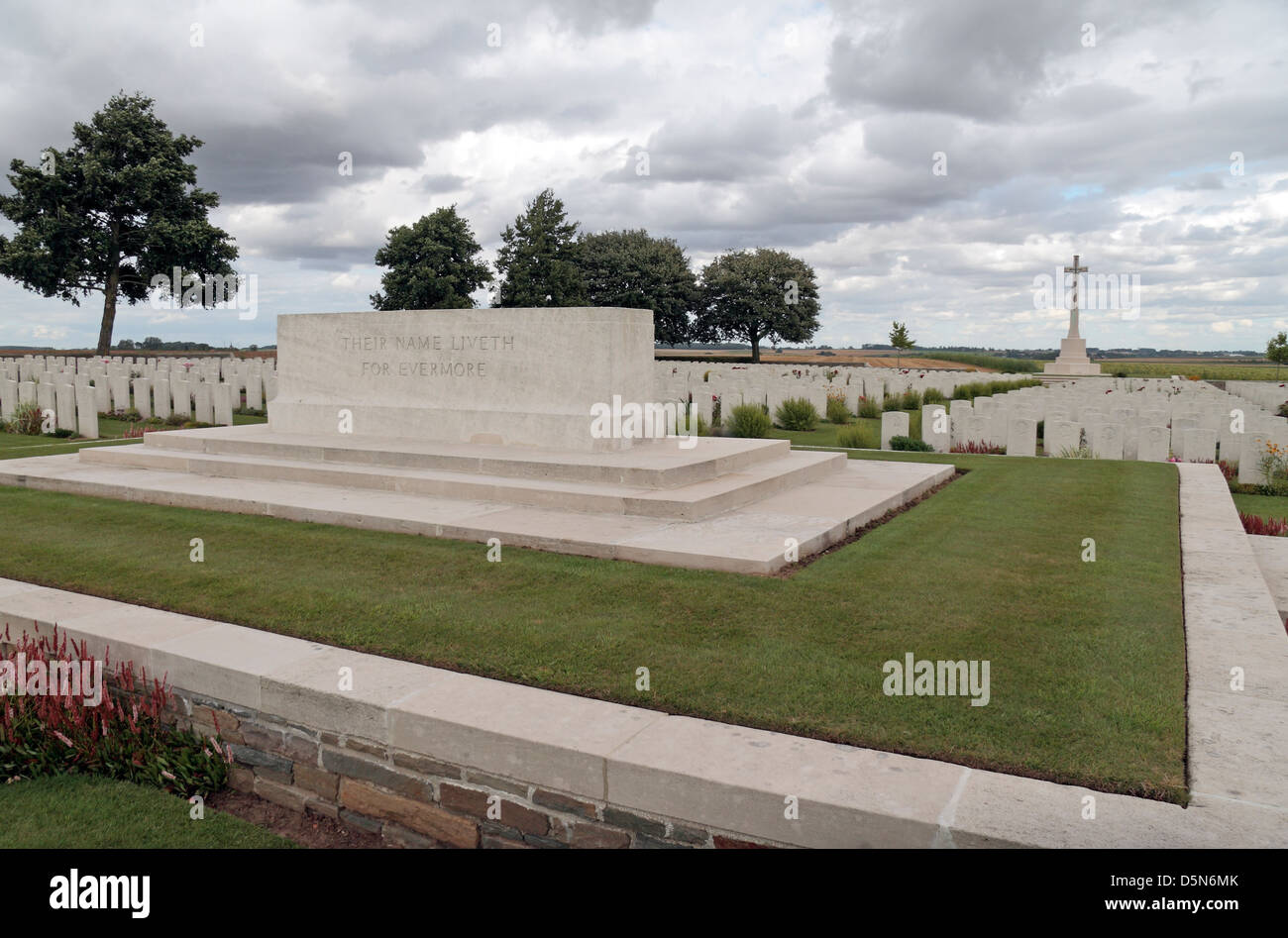 The CWGC Adanac Military Cemetery, (Adanac is Canada backwards) Miraumont, Somme, Picardy ...