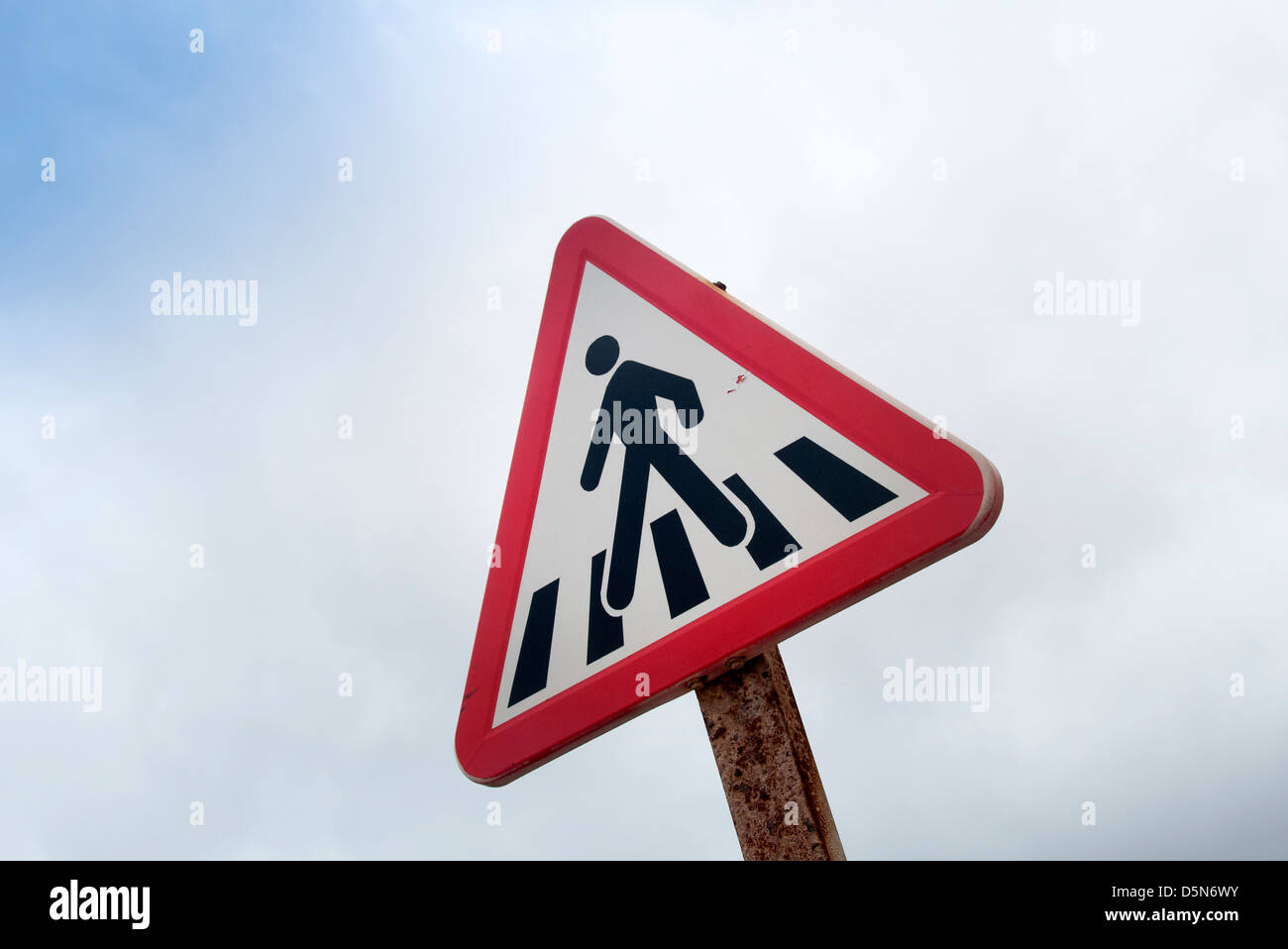 Zebra crossing sign hi-res stock photography and images - Alamy