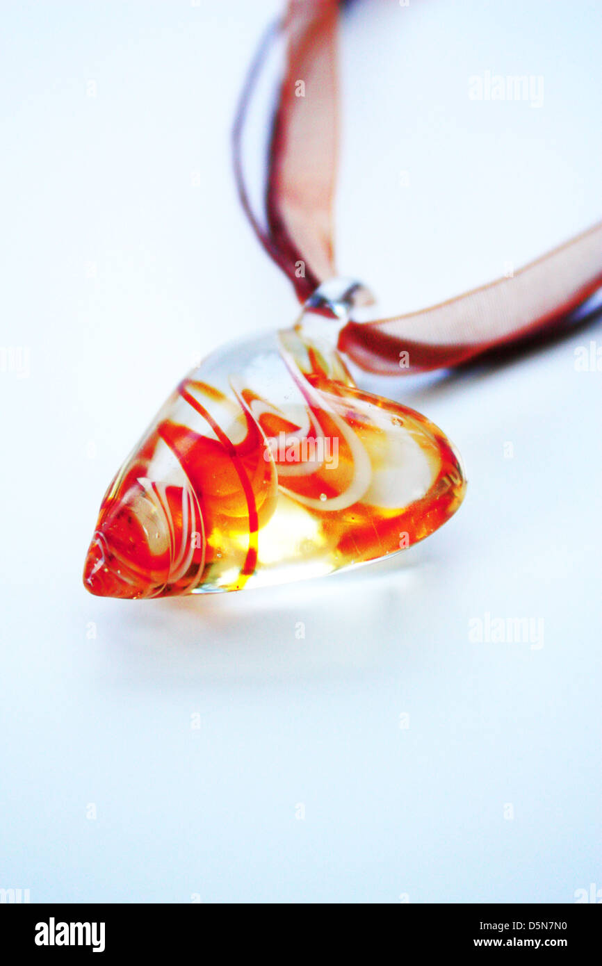 Beautiful pendant with chain jewelry Stock Photo - Alamy