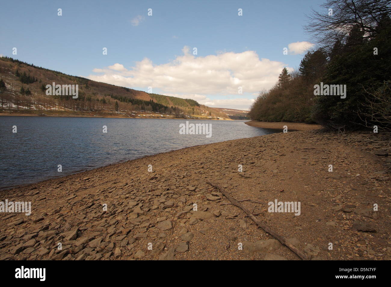 April 2013: Derwent Reservoir, Upper Derwent Valley, Derbyshire, UK ...