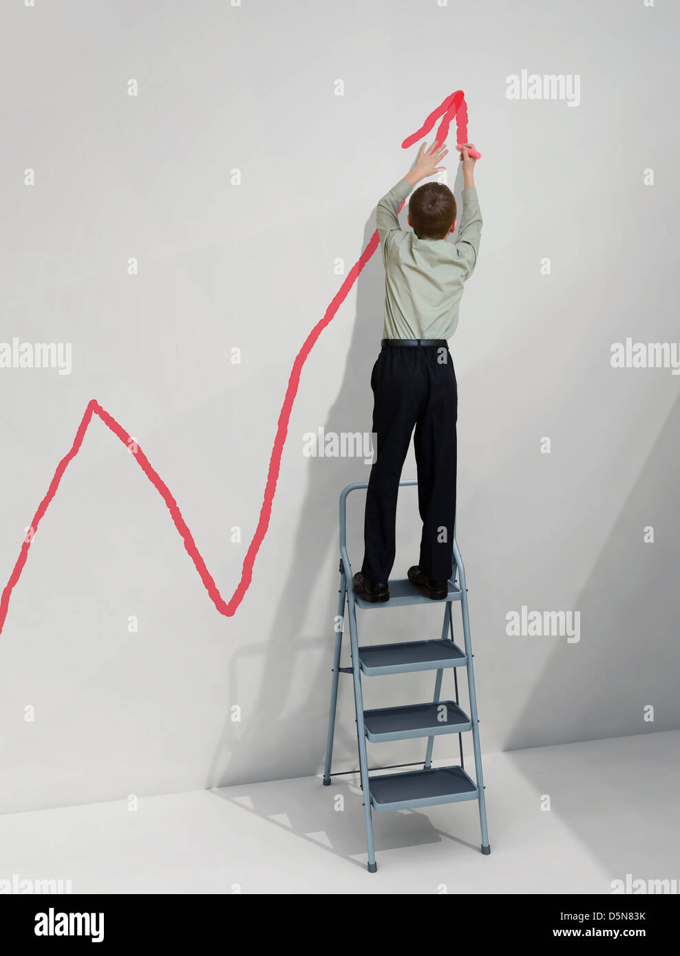 Boy graph diagram hi-res stock photography and images - Alamy