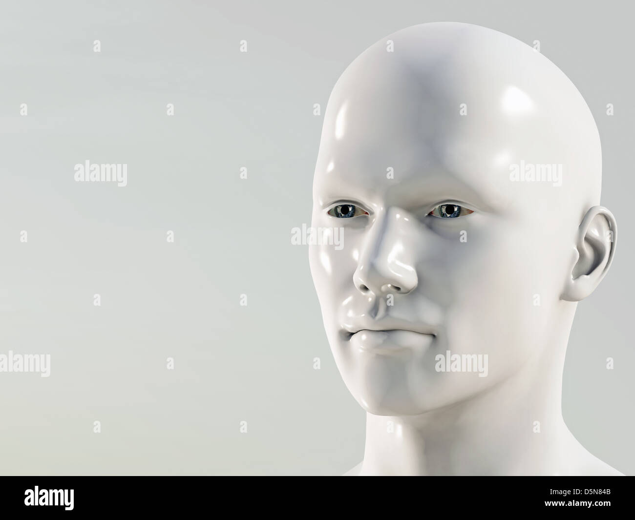 white plastic man Stock Photo - Alamy