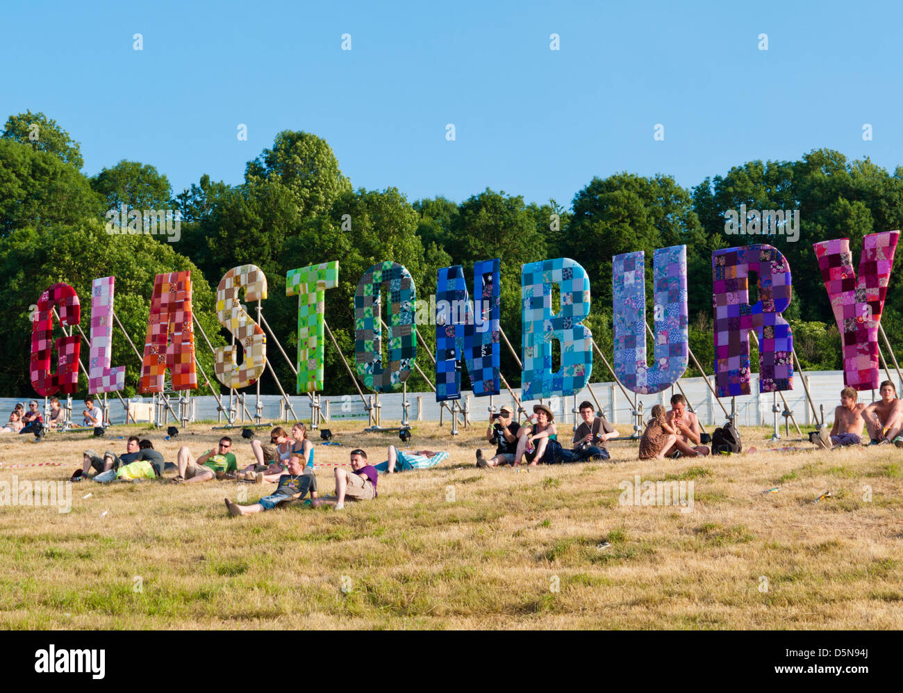 Glastonbury sign hi-res stock photography and images - Alamy