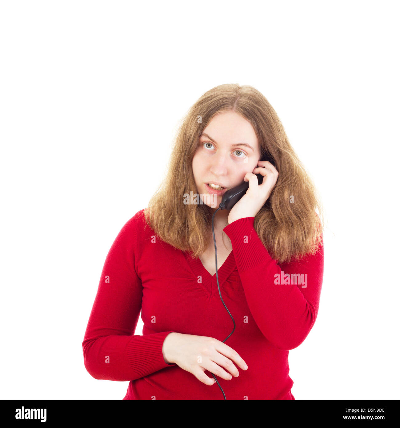 Woman professional helpline call hi-res stock photography and images ...