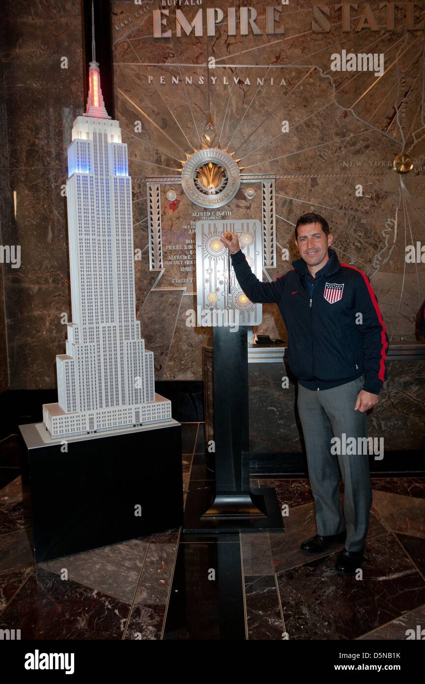New York, USA. 5th April 2013. Former U.S. Men's National Team player ...