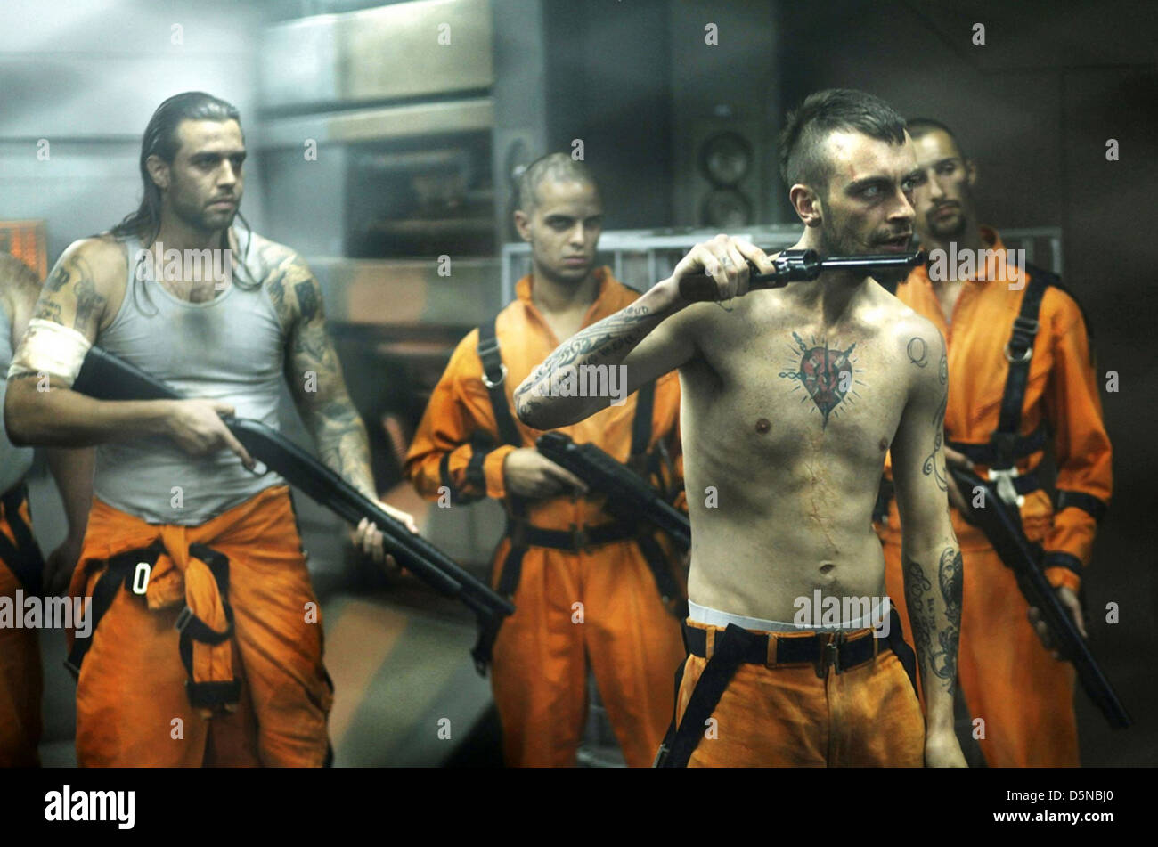 LOCKOUT 2012 Europa Corp film with Joseph Gilgun as Hydell Stock Photo ...