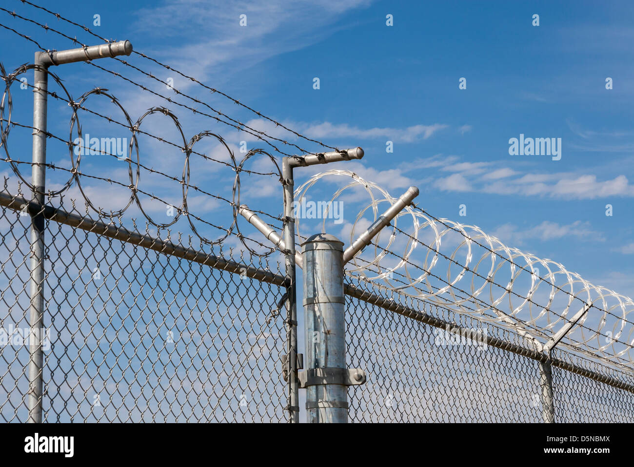 Razor wire outdoor hi-res stock photography and images - Alamy