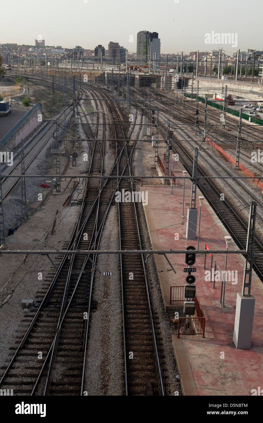 Beach way of Atocha station Stock Photo - Alamy
