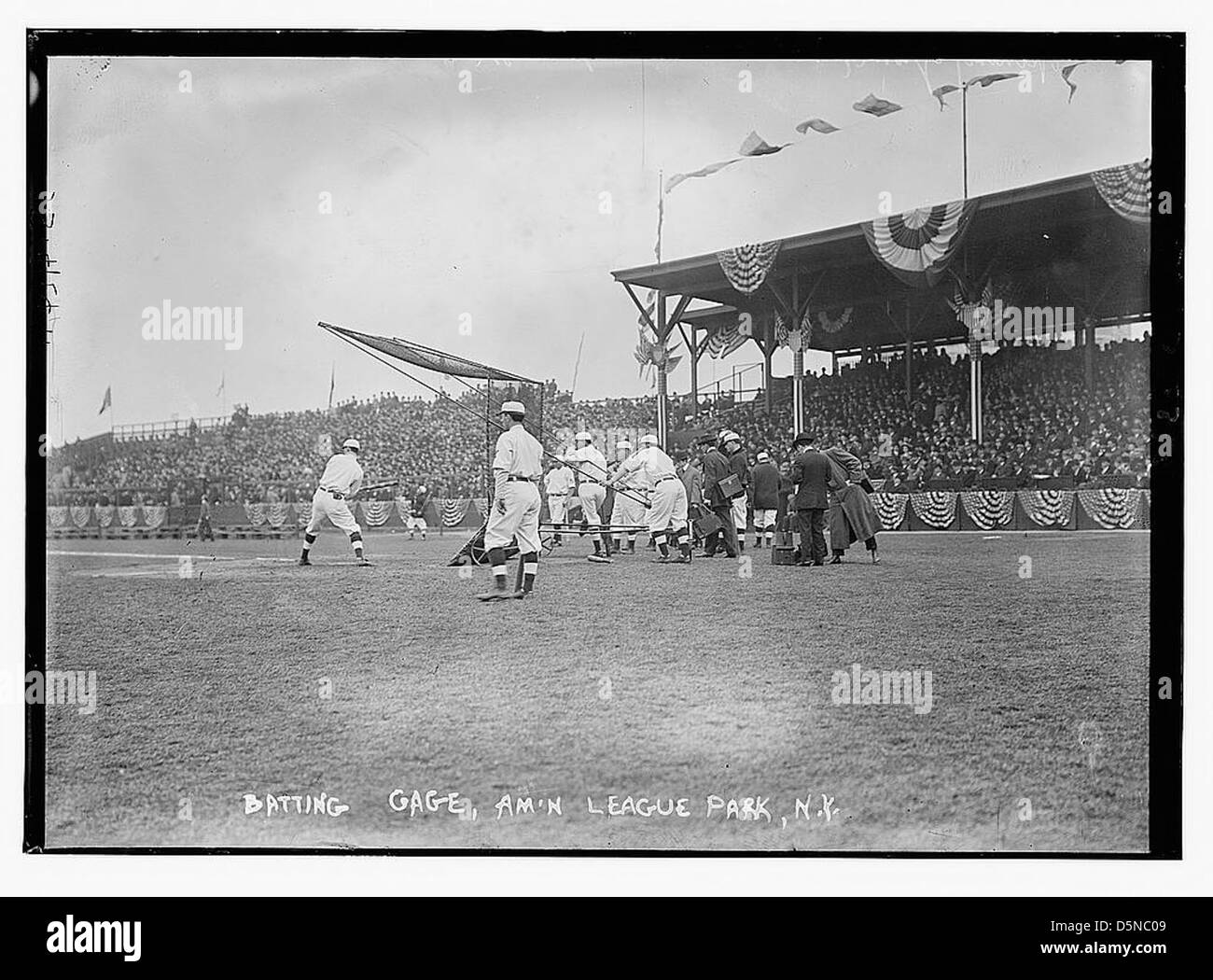 The New York Highlanders (later known as the Yankees) are shown ...