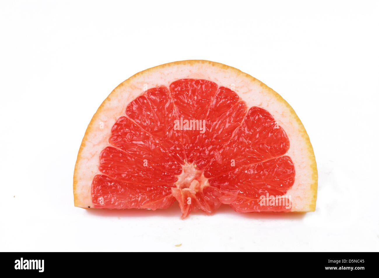Half of grapefruit slice Stock Photo - Alamy
