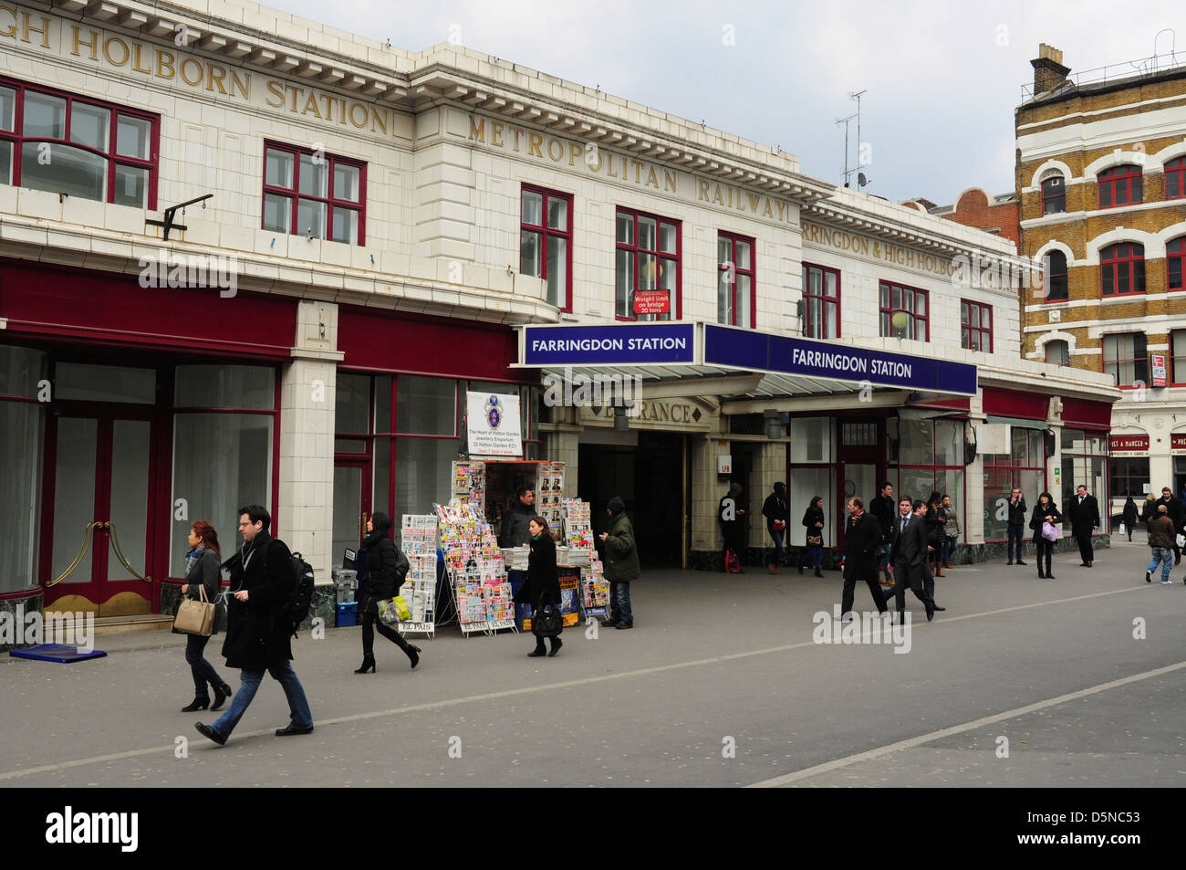 Old Metropolitan Railway station entrance, Farringdon Station ...