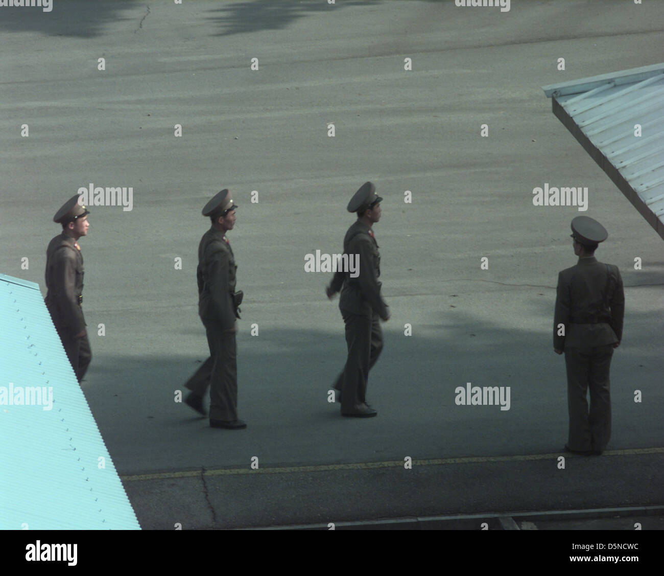 The Joint Security Area (JSA) in the Demilitarized Zone (DMZ) between ...