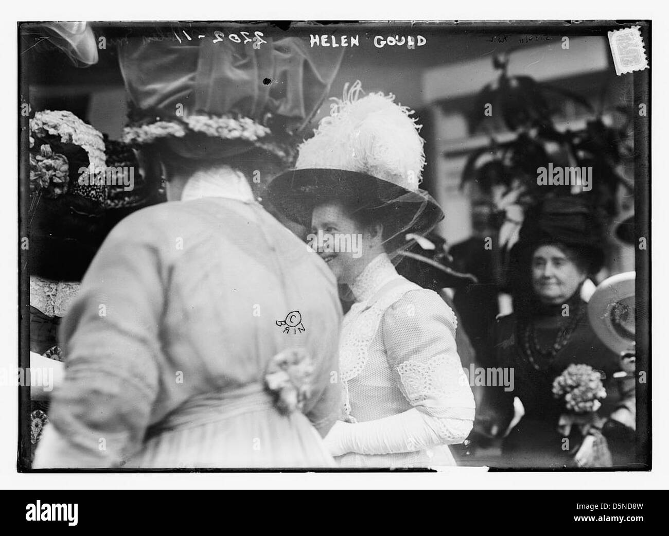 A photograph of Helen Gould, an American philanthropist and daughter of ...