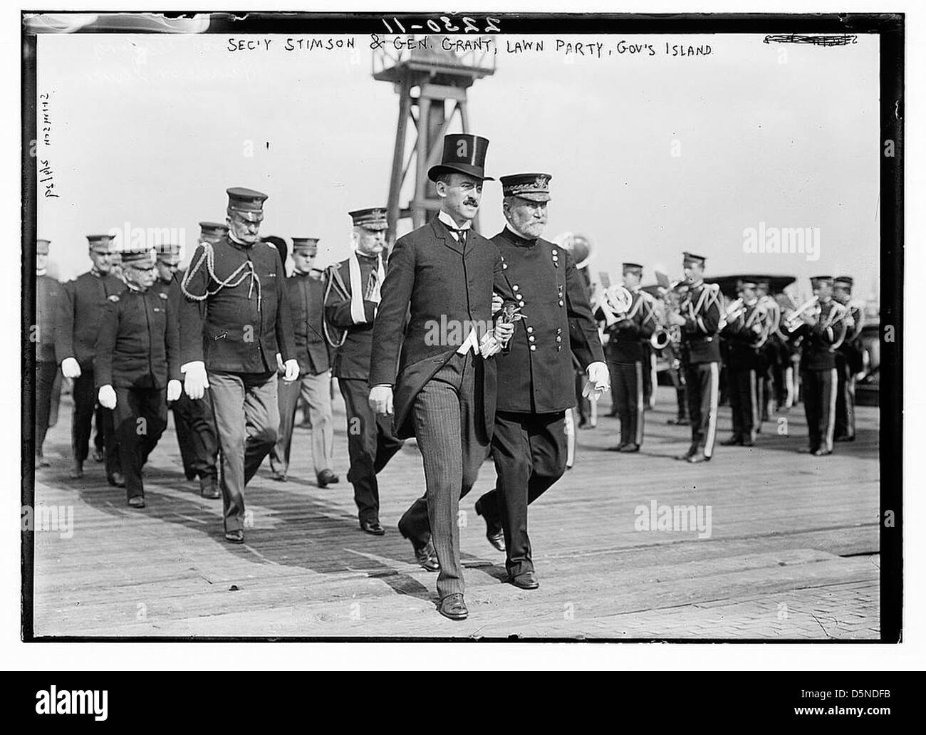 Secretary of War Henry L. Stimson and General Frederick Dent Grant ...