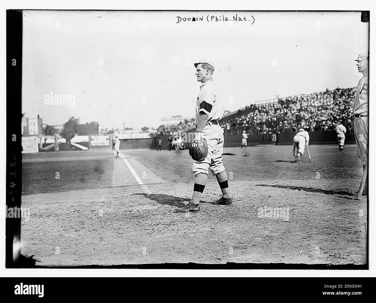 A photograph of Red Dooin, player-manager for the Philadelphia Phillies ...