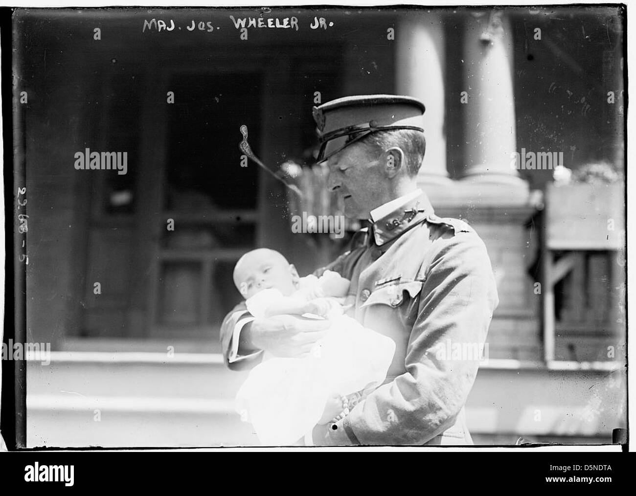 A photograph of Major Joseph Wheeler, Jr. from the 1910s, featuring him ...