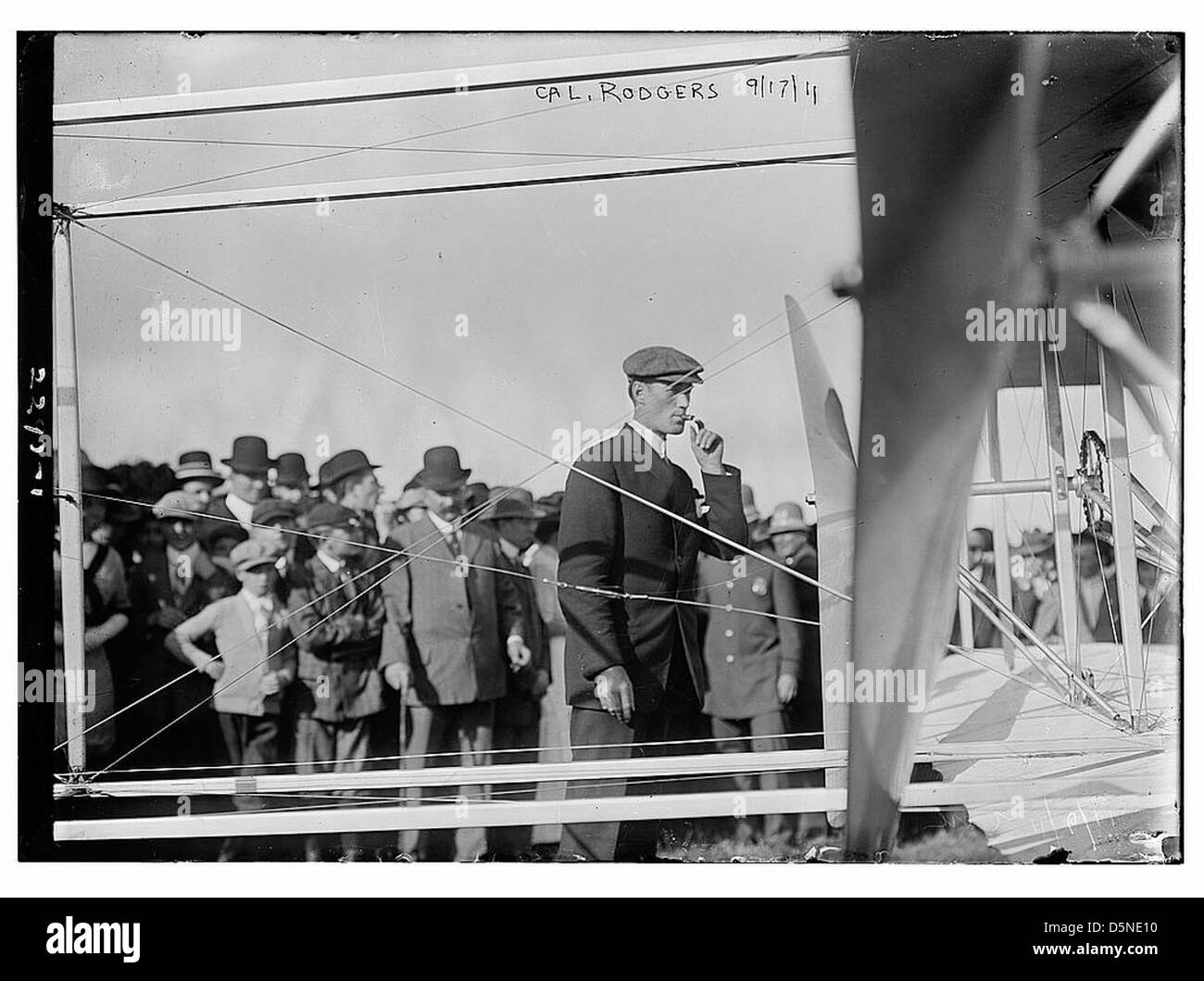 A photograph of Calbraith Perry Rodgers, the first man to fly across ...