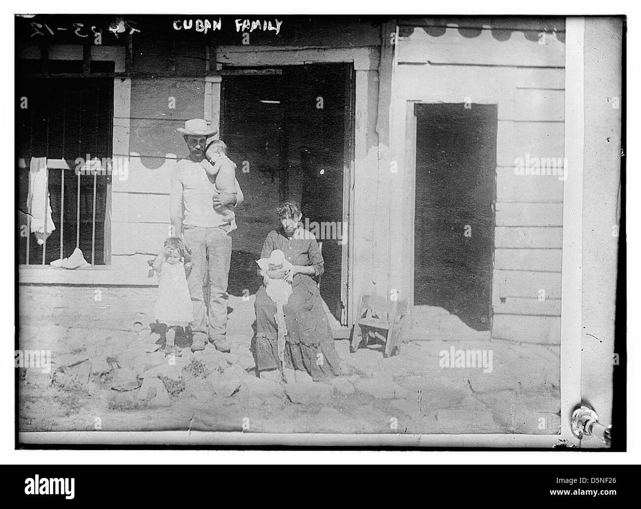 A photograph of a Cuban family in the 1910s, possibly depicting their ...
