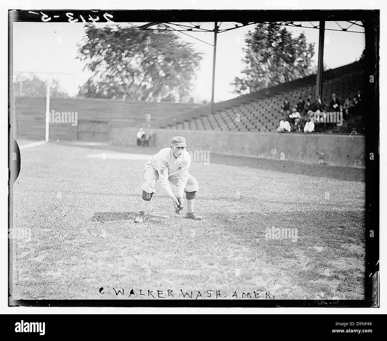 [Clarence "Tilly" Walker, Washington, AL (baseball)] (LOC Stock Photo ...