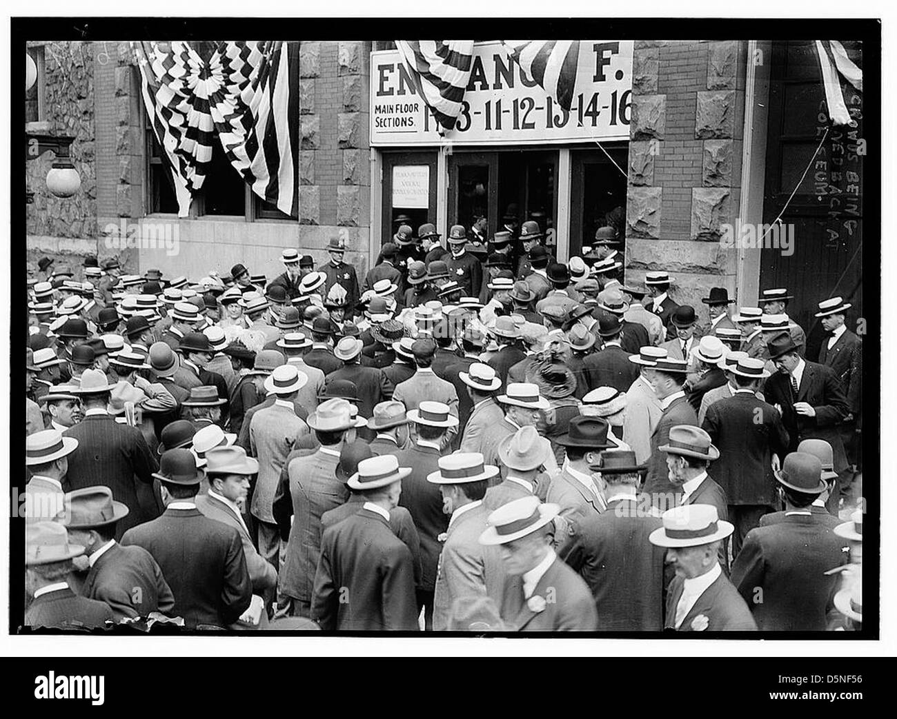 This photograph from the 1912 Republican National Convention shows a ...