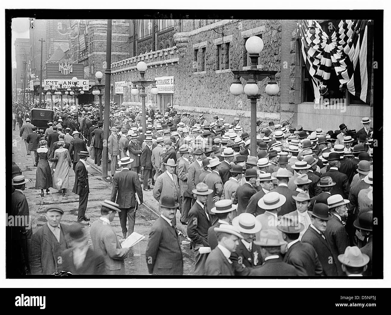 The Chicago Coliseum, built in 1900, served as the venue for the 1912 ...